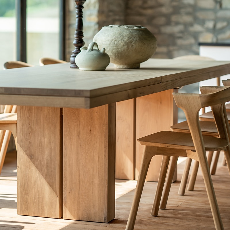 Ethnicraft Double Dining Table Extendable | Olson & Baker