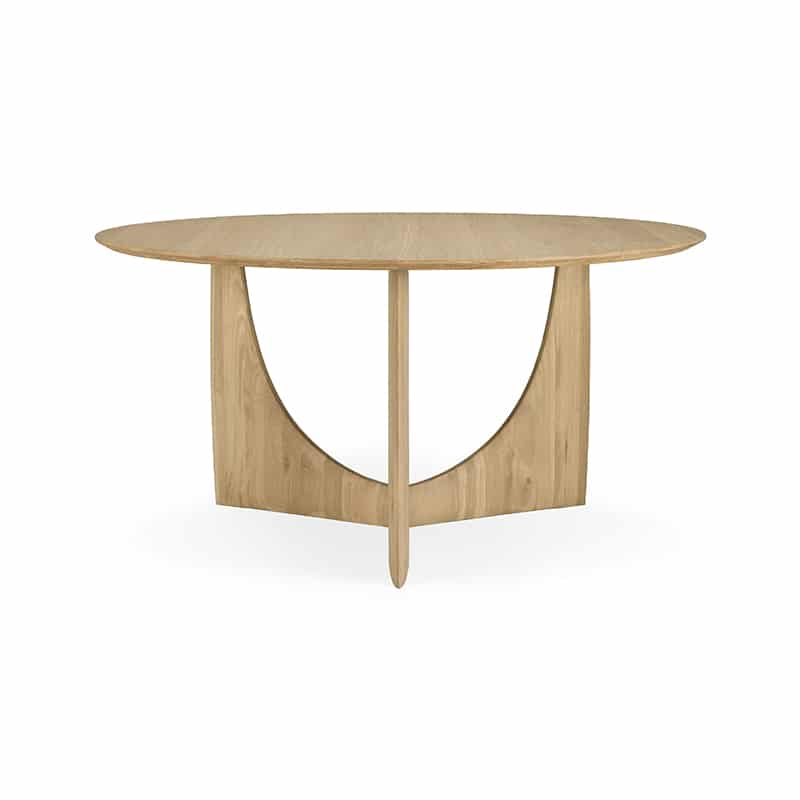 Ethnicraft Geometric Dining Table Round | Olson & Baker