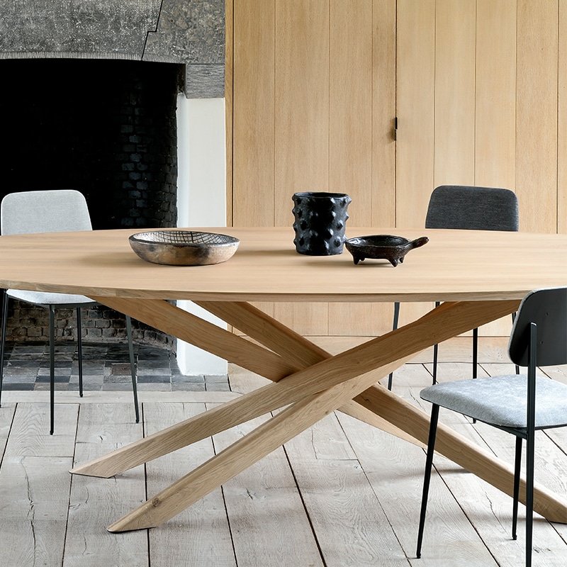Ethnicraft Mikado Dining Table Oval | Olson & Baker