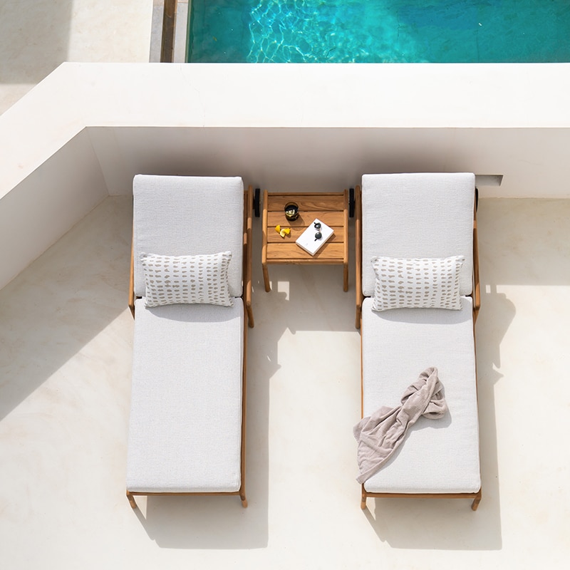 Ethnicraft Jack Sun Lounger Outdoor | Olson & Baker