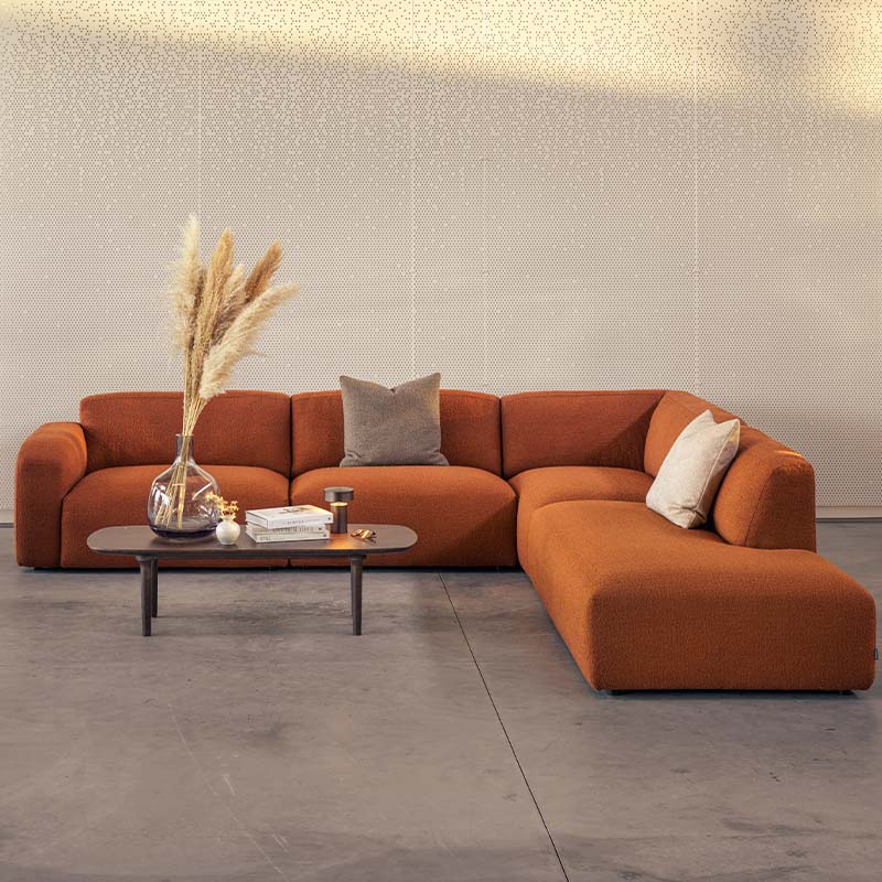 Furninova Block Chaise Sofa | Olson & Baker